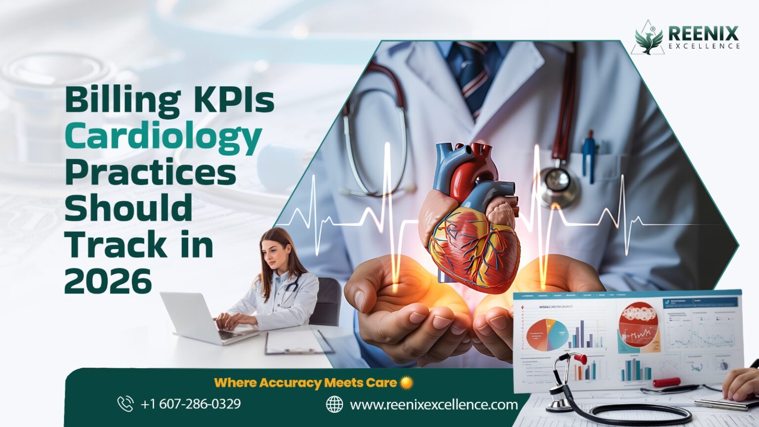Billing KPIs Cardiology Practices Should Track in 2026 | Reenix Excellence